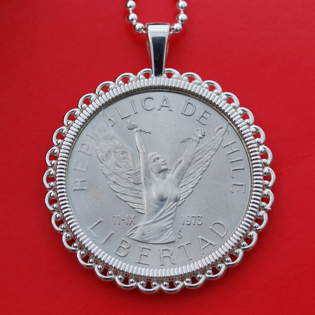 1979 Chile 10 Pesos BU Uncirculated Coin Solid 925 Sterling Silver ...