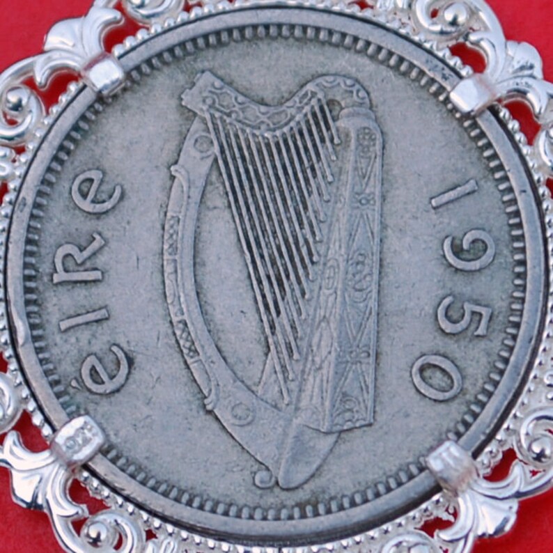 1928 1969 Irish Ireland 3 Pence Coin Solid 925 Sterling | Etsy
