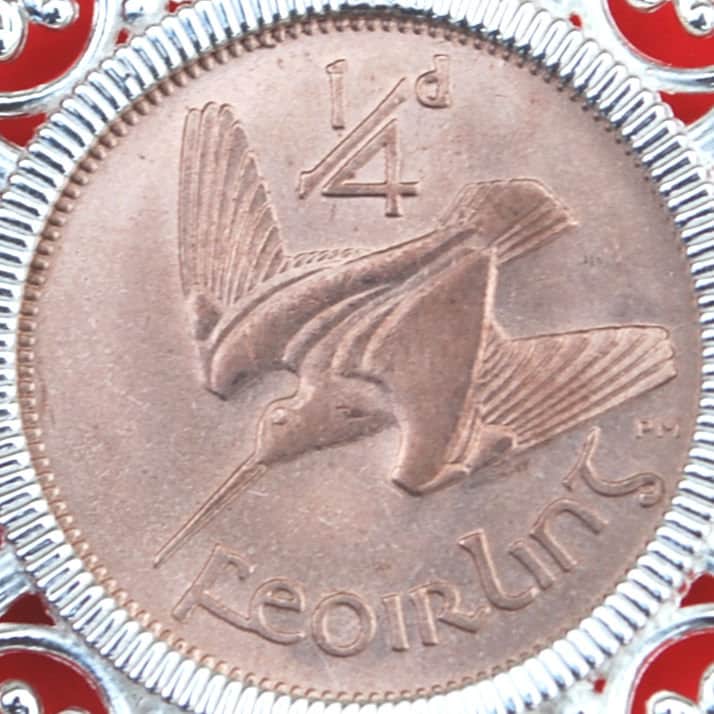 1959 Irish Ireland Farthing BU Uncirculated Coin Solid 925 | Etsy