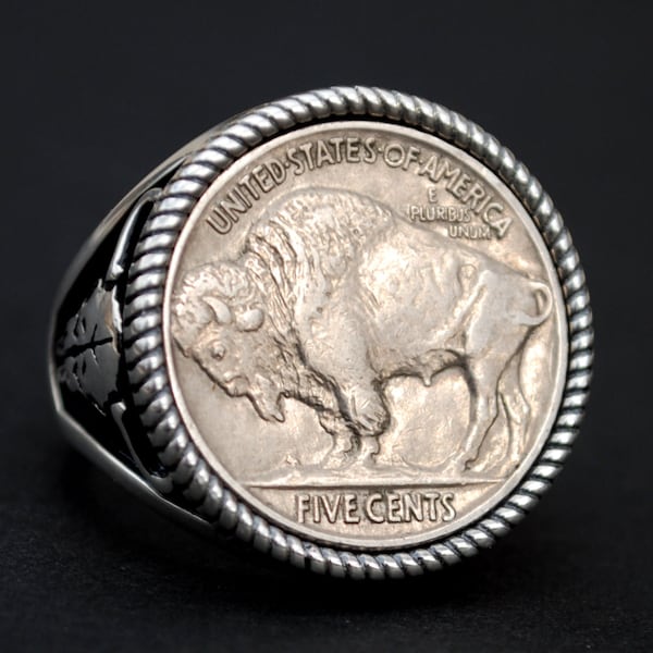 Buffalo Coin Ring - Etsy