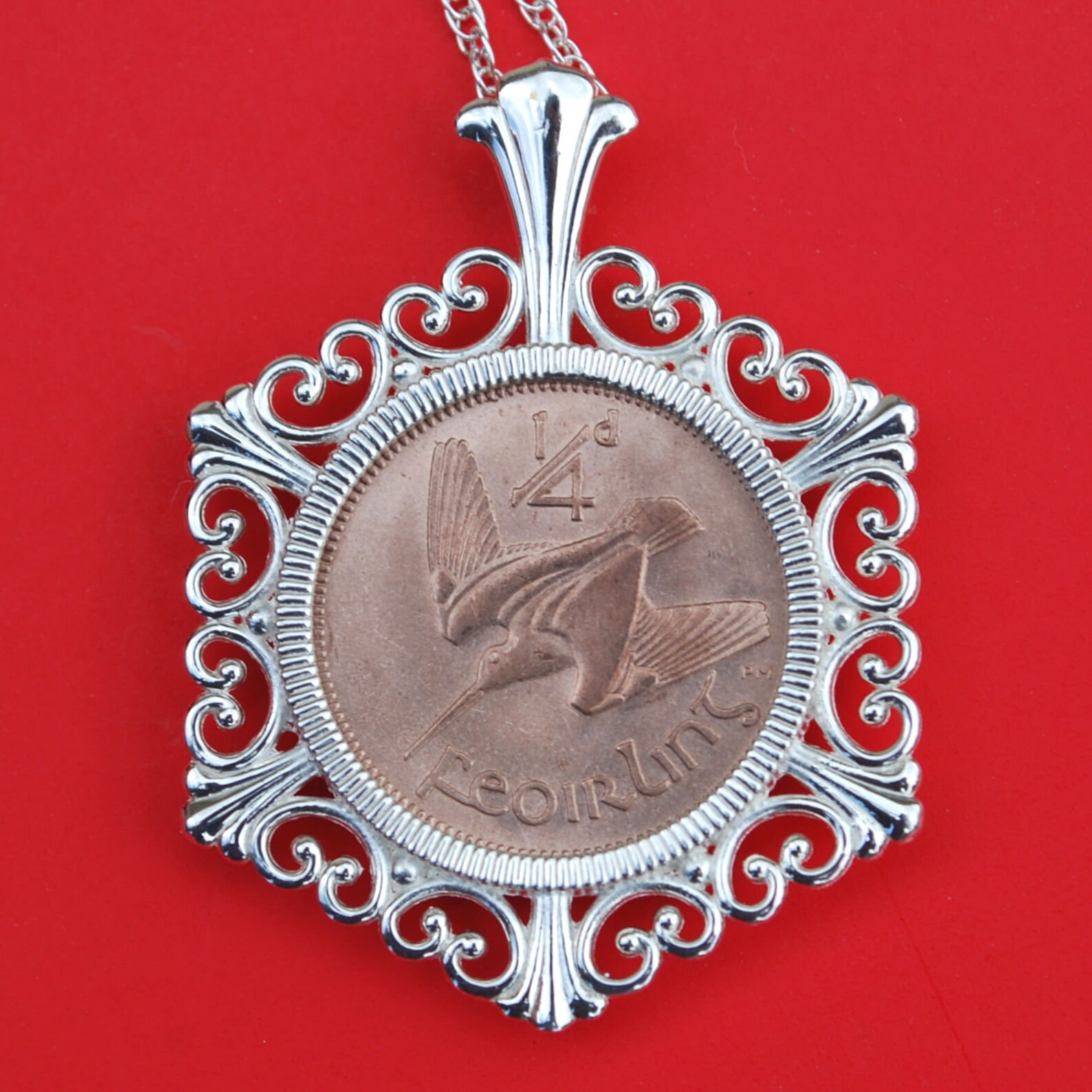 1959 Irish Ireland Farthing BU Uncirculated Coin Solid 925 - Etsy