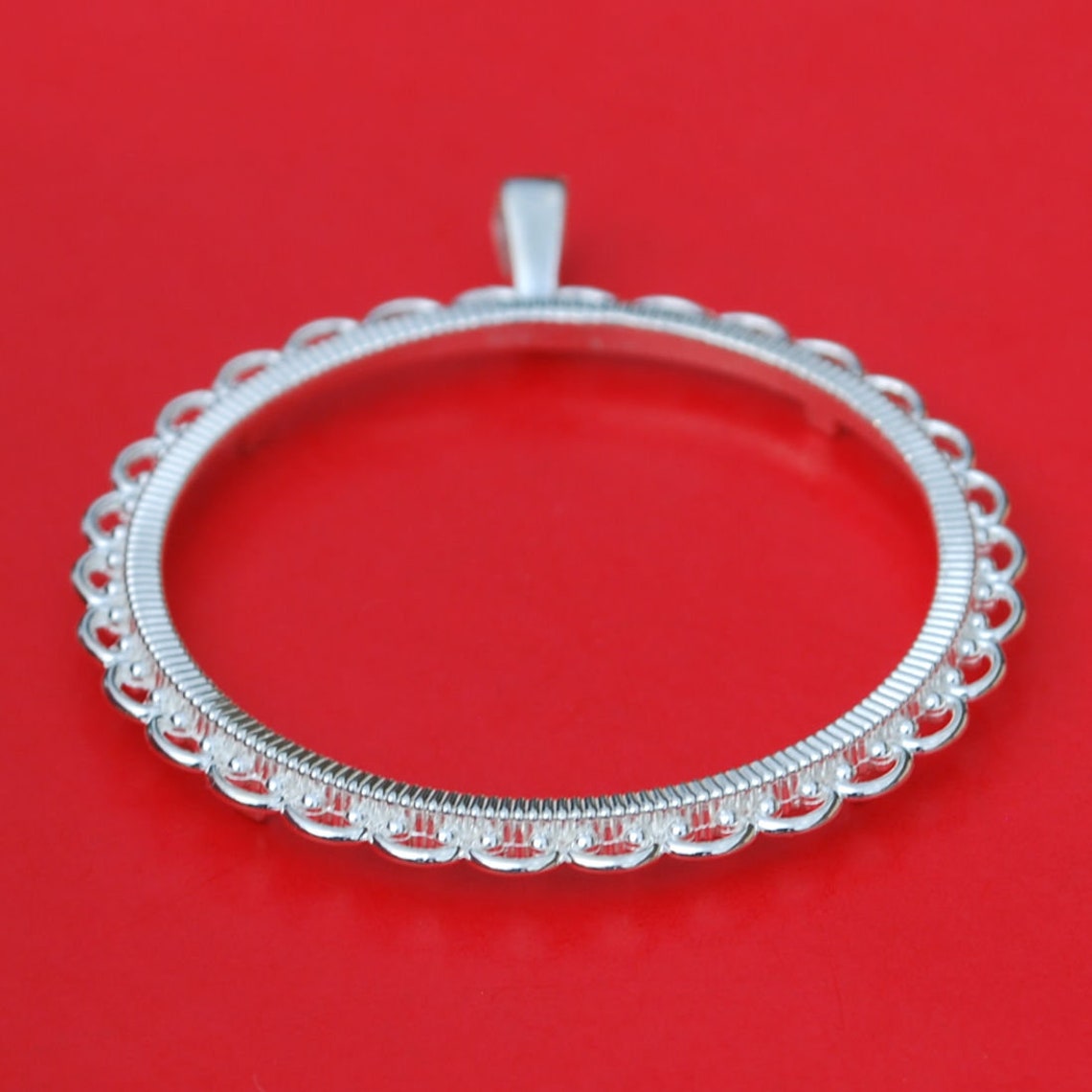 Solid 925 Sterling Silver Bezel Mount Frame Settings to Fit US - Etsy