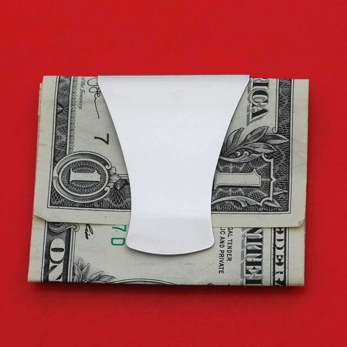 1990 Irish Ireland 1 Punt Harp Coin Stainless Steel Large Money Clip ...