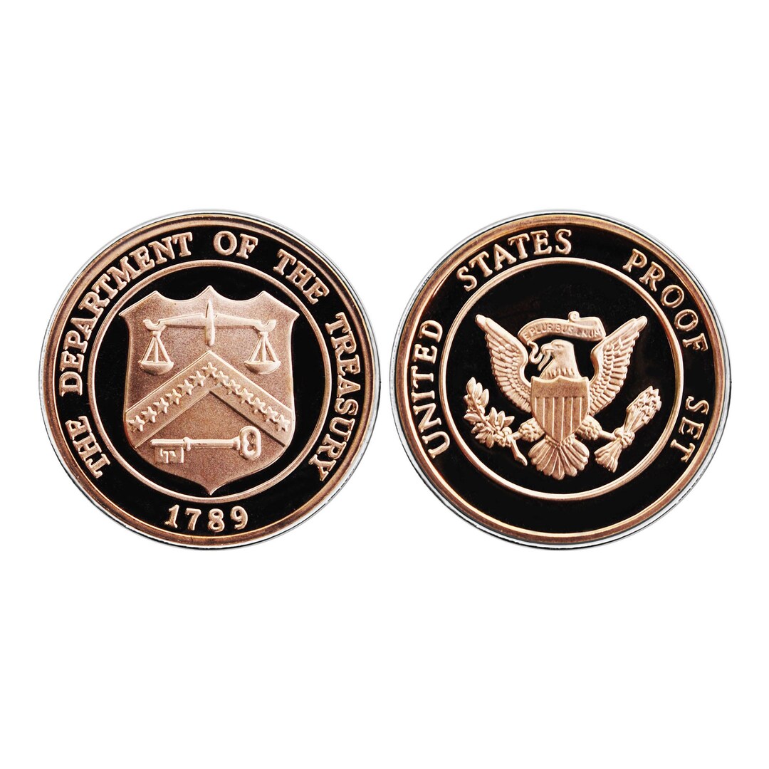 Authentic United States Proof Set Token the Department of Treasury BU ...