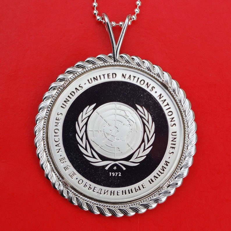 1972 United Nations 925 Sterling Silver Proof Coin 925 | Etsy