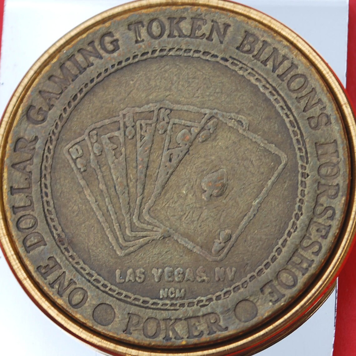 Vintage Binions Horseshoe Club Casino 1 Dollar Gaming Token | Etsy
