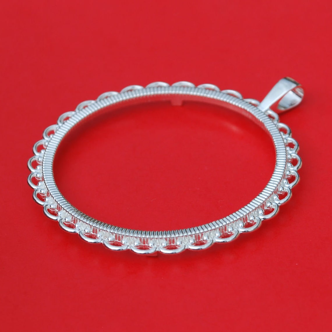 Solid 925 Sterling Silver Bezel Mount Frame Settings to Fit US - Etsy