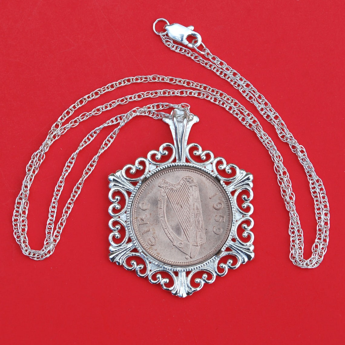 1959 Irish Ireland Farthing BU Uncirculated Coin Solid 925 | Etsy