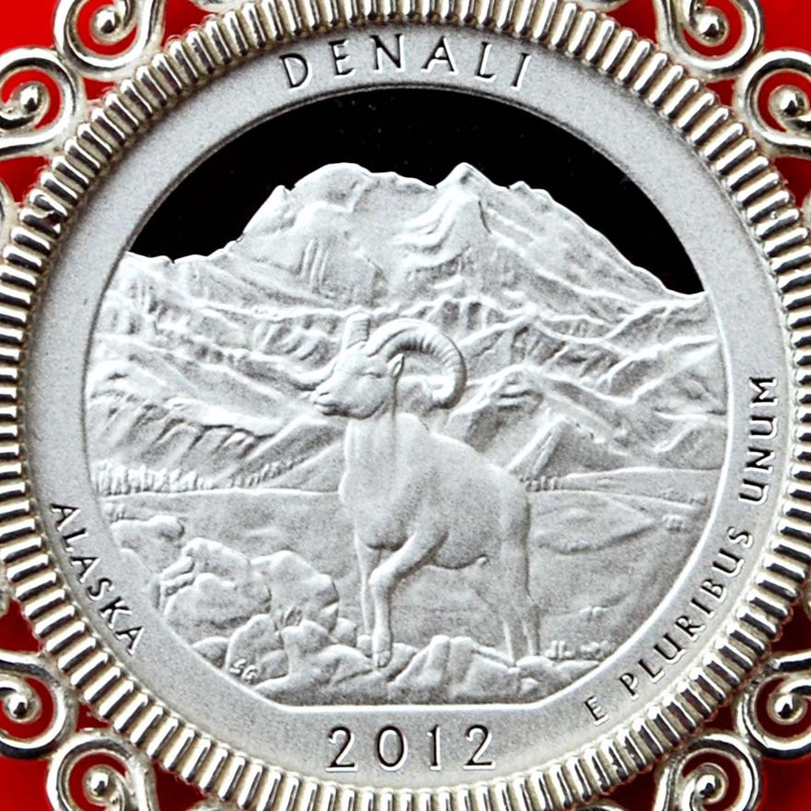 US 2012 Alaska Denali National Park Quarter 90% Silver Proof | Etsy