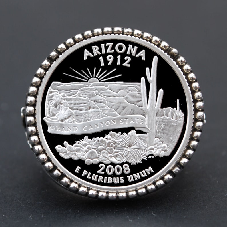 US 2008 Arizona State Quarter 90% Silver BU Uncirculated Proof - Etsy