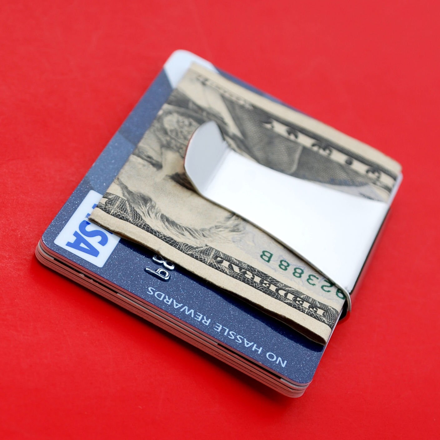 BLANK Stainless Steel Large Money Clip W. Coin Bezel to Fit US Silver ...