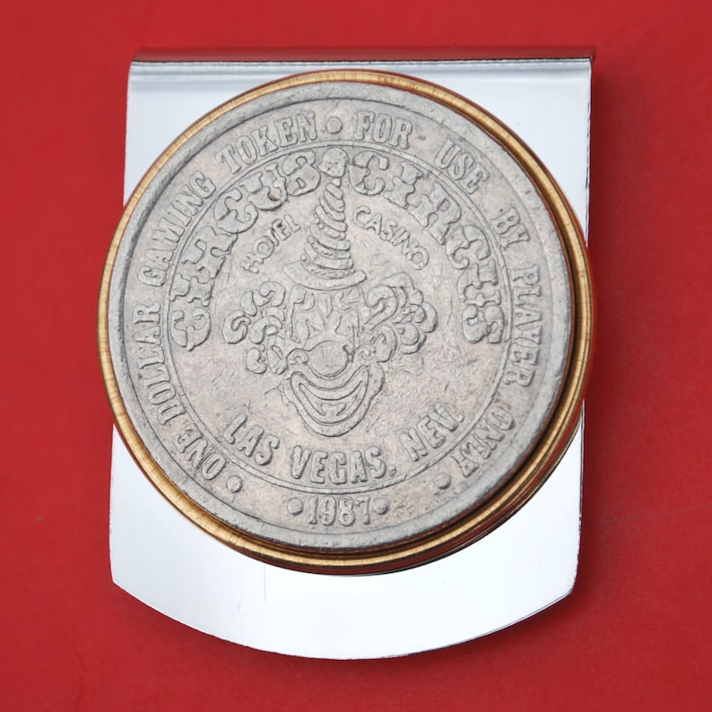 Vintage Circus Circus Casino One Dollar Gaming Token Stainless | Etsy
