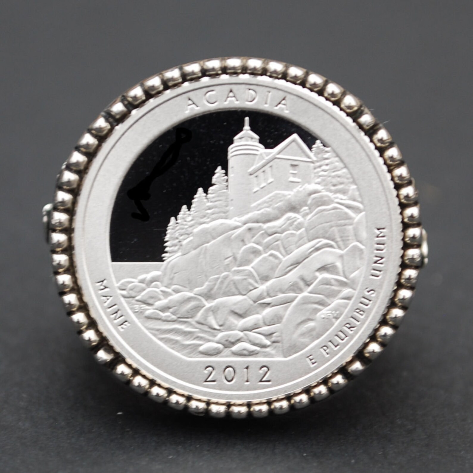 US 2012 Maine Acadia National Park Quarter 90% Silver Proof Coin 925 ...