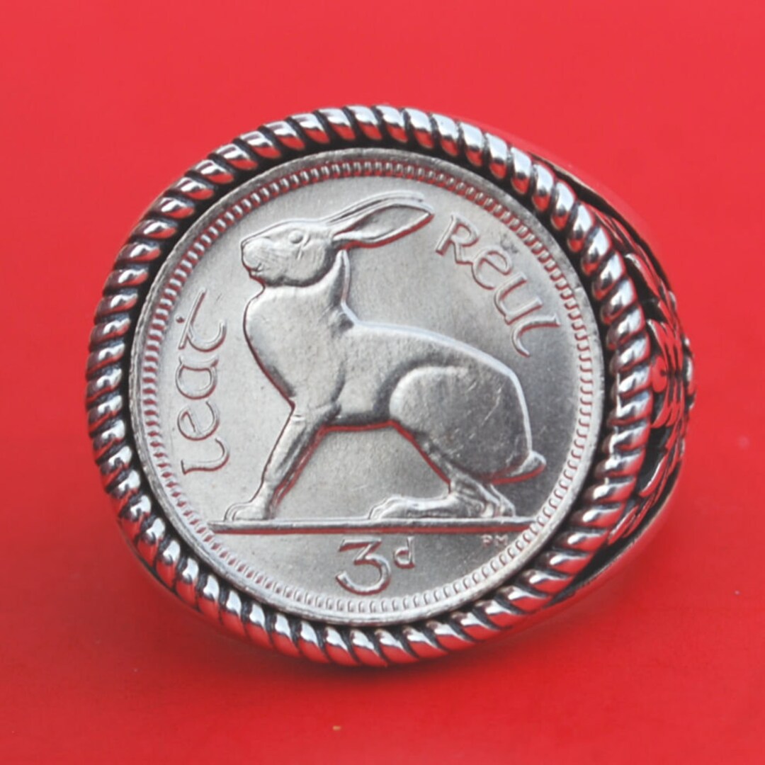 1928 ~ 1968 Irish Ireland 3 Pence BU Uncirculated Coin 925 Sterling ...