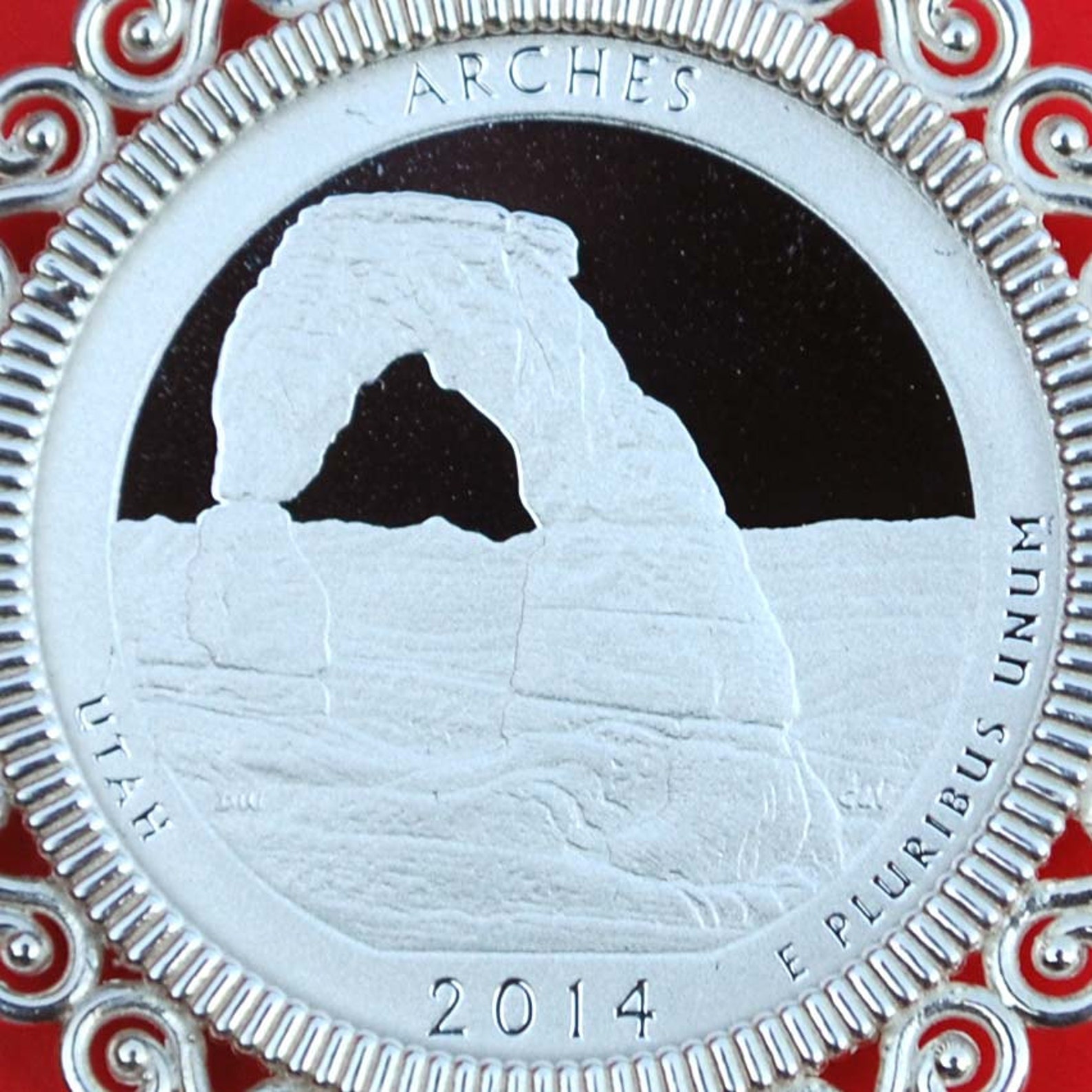 US 2014 Utah Arches National Park Quarter 90% Silver Proof | Etsy