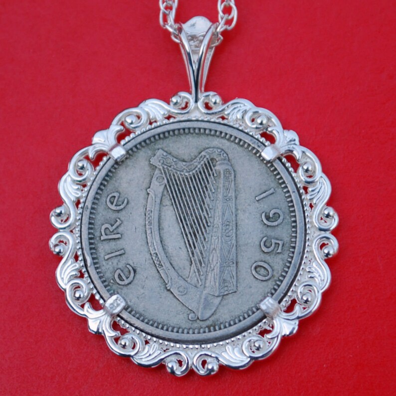1928 1969 Irish Ireland 3 Pence Coin Solid 925 Sterling | Etsy