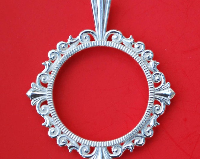 Solid 925 Sterling Silver Coin Bezel Mount Frame Settings Fit US Small ...