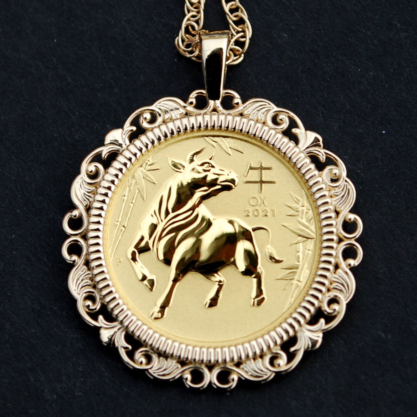 Gorgeous 2021 Australia 1/10 Oz Gold Lunar Year of Ox BU Coin - Etsy