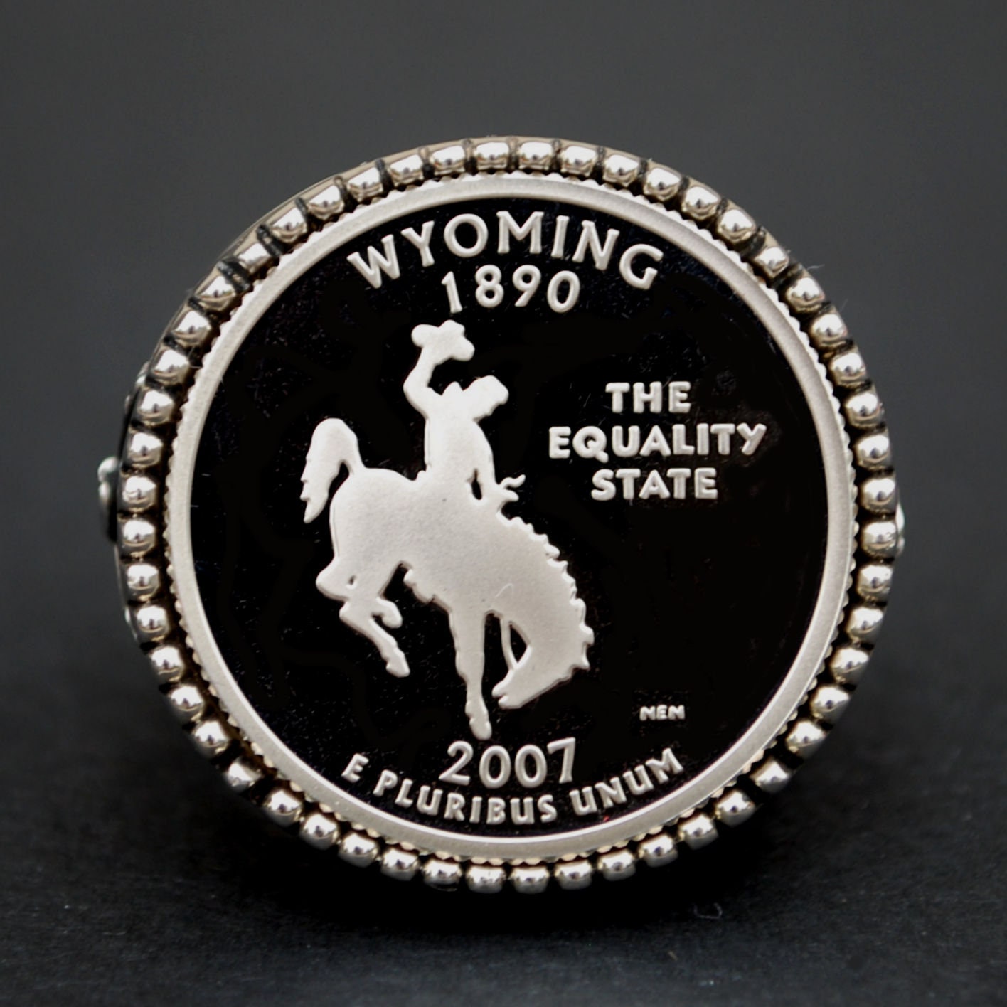 US 2007 Wyoming State Quarter 90% Silver BU Uncirculated Proof | Etsy