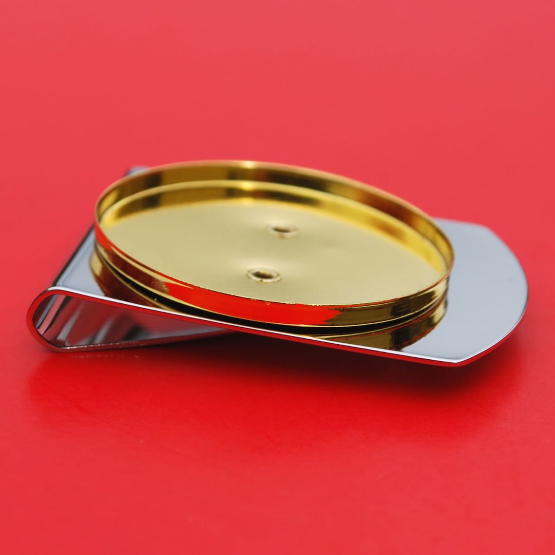 BLANK Stainless Steel Large Money Clip W. Coin Bezel to Fit US - Etsy