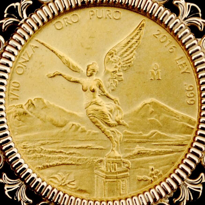 2016 Mexico 1/10 Oz .999 Gold Libertad Gem BU Uncirculated Coin ...