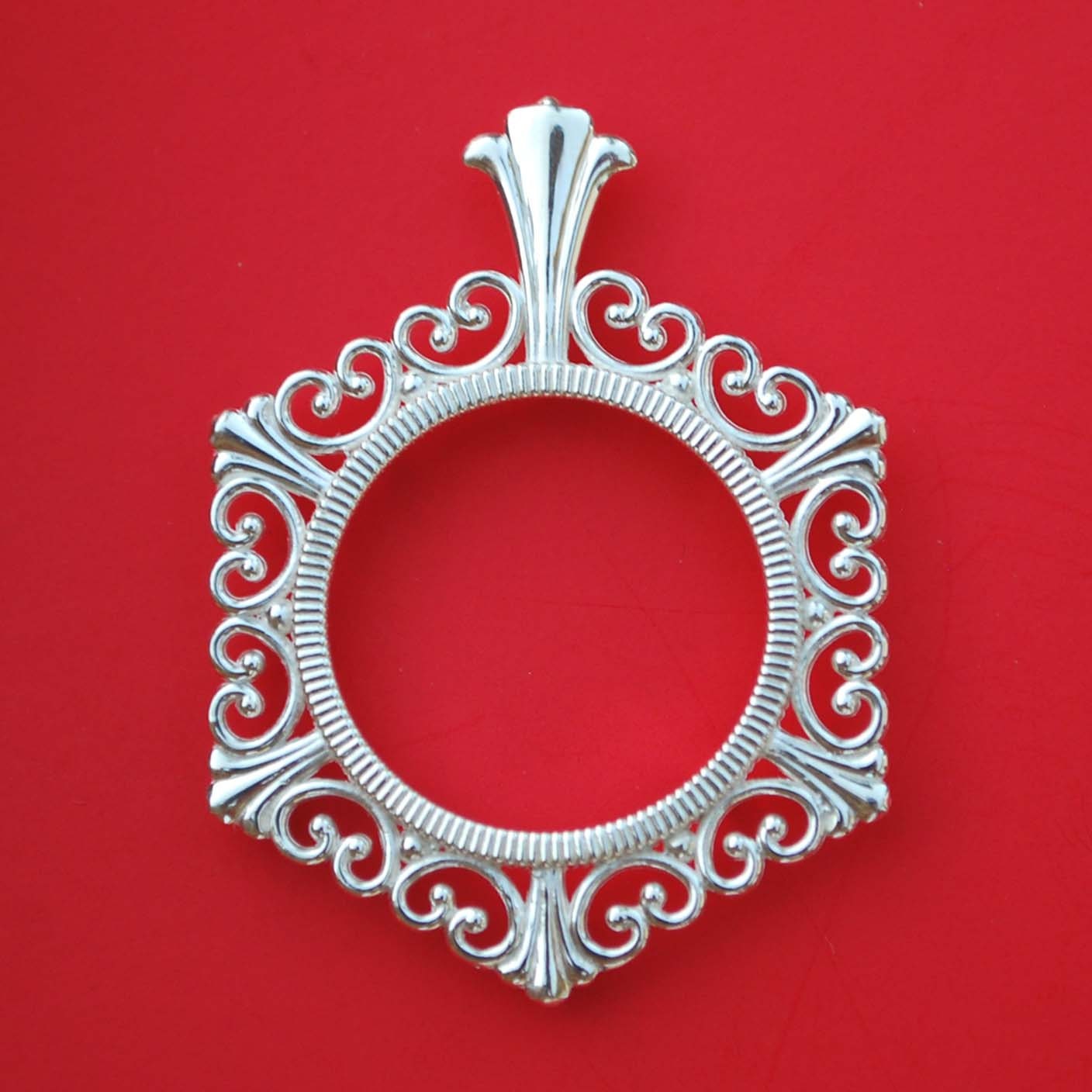 Solid 925 Sterling Silver Coin Bezel Mount Frame Settings Fit 20mm ...