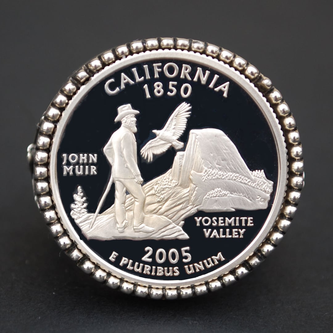 US 2005 California State Quarter 90% Silver BU Uncirculated Proof Coin ...