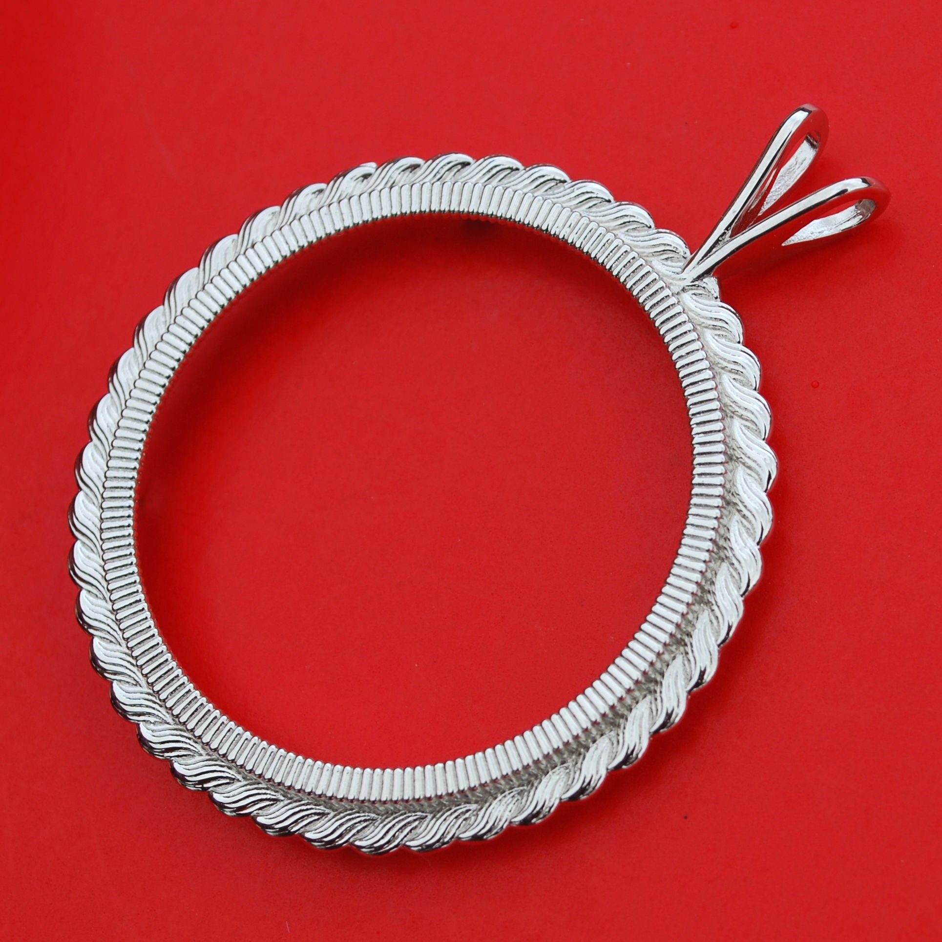 Solid 925 Sterling Silver Bezel Mount Frame Settings to Fit | Etsy