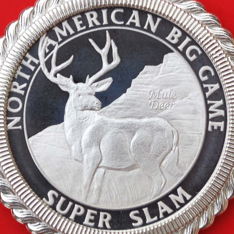 North American Hunting Club Big Game Super Slam One Troy Ounce .999 ...