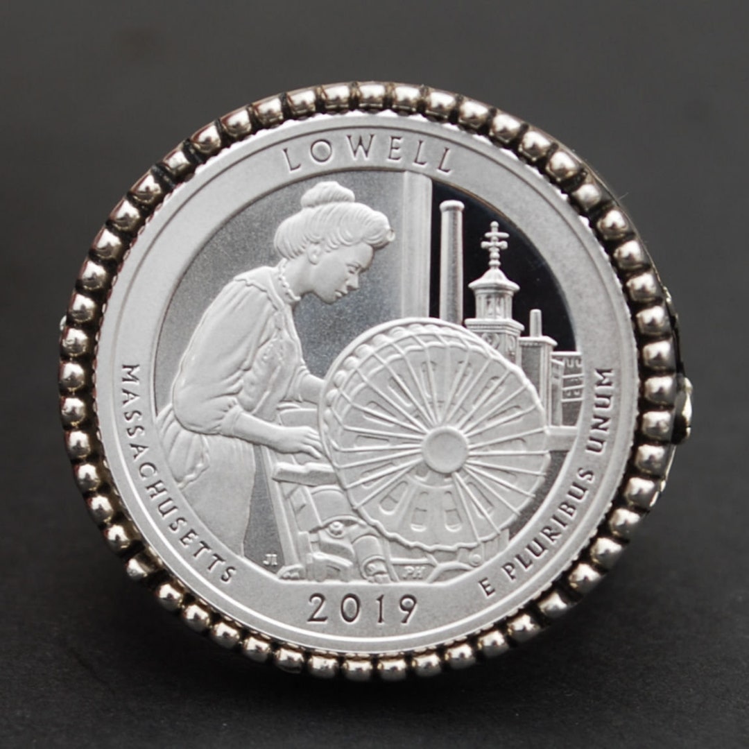 US 2019 MASSACHUSETTS Lowell National Historical Park Quarter 90% ...