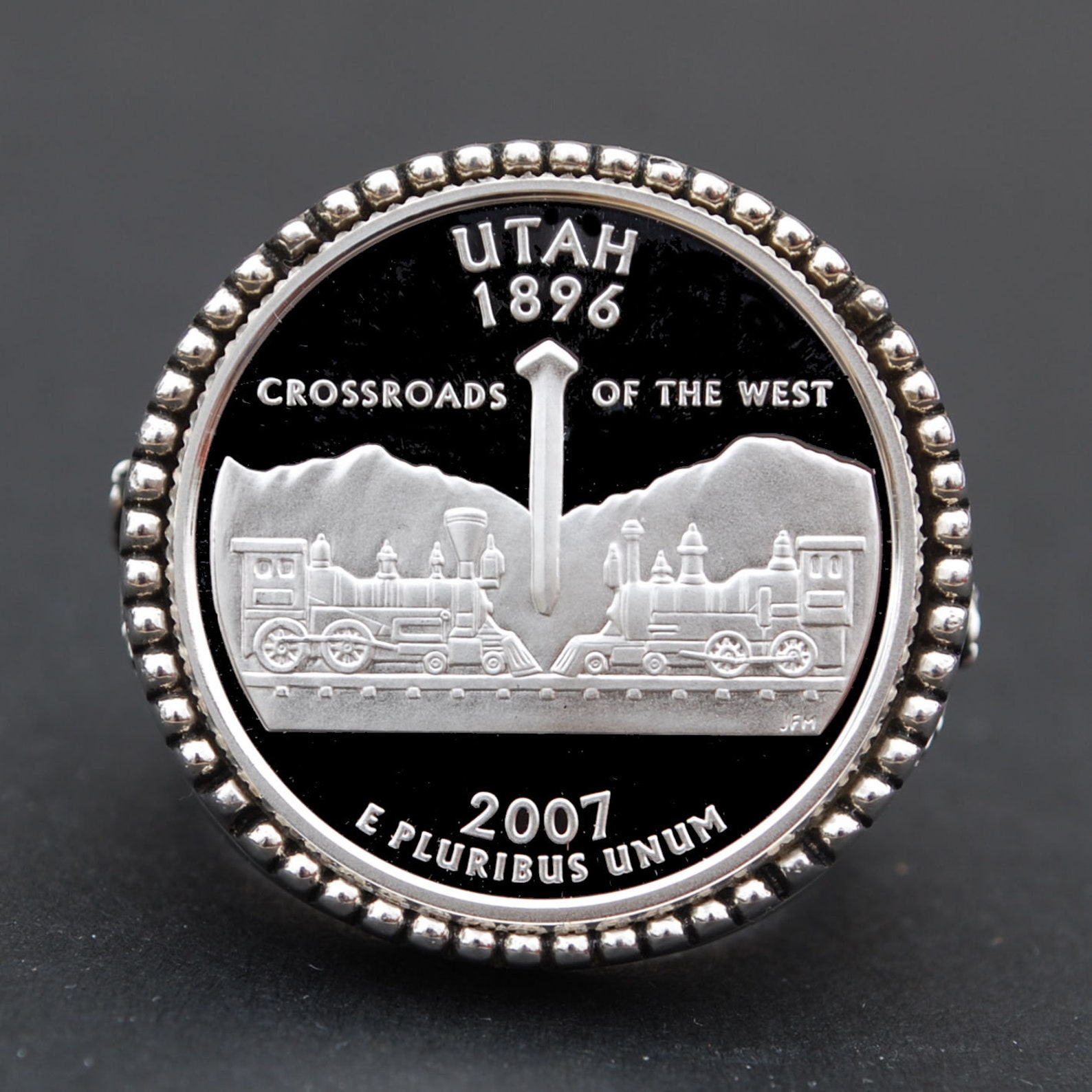 US 2007 Utah State Quarter 90% Silver BU Uncirculated Proof Coin 925 ...