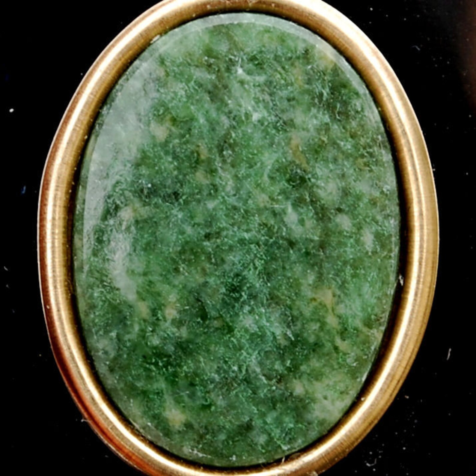 Gorgeous Wyoming Green Jade Cabochon Stainless Steel Money - Etsy