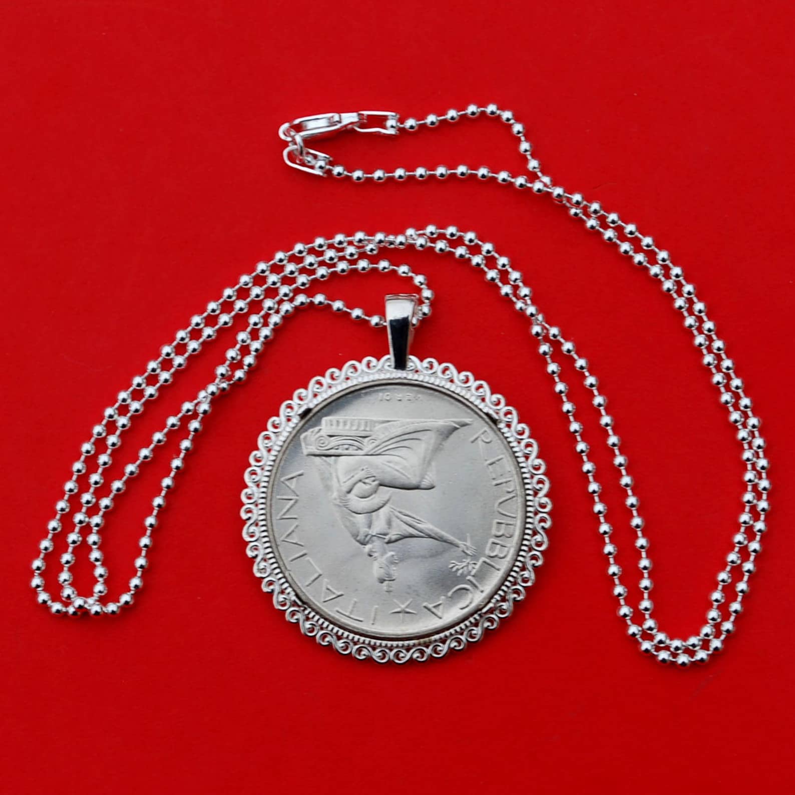 1961 Italy Unification Centennial 500 Lire 83.5% Silver Coin 925 ...