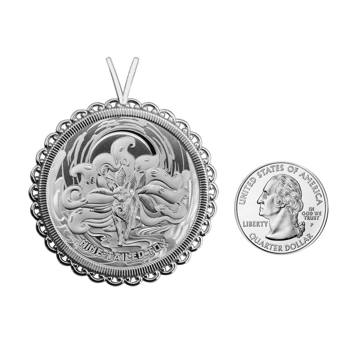 Authentic Samoa 2023 NINE TAILED Asian Mythical Creatures Fox 1 Oz ...