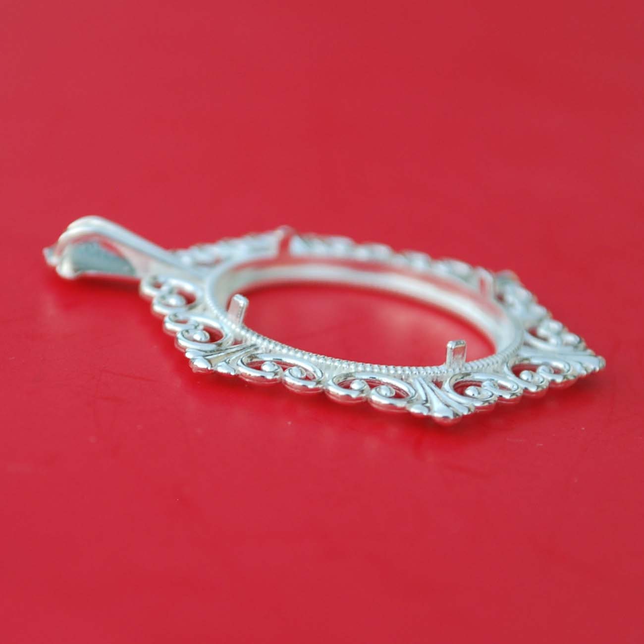 Solid 925 Sterling Silver Coin Bezel Mount Frame Settings Fit - Etsy