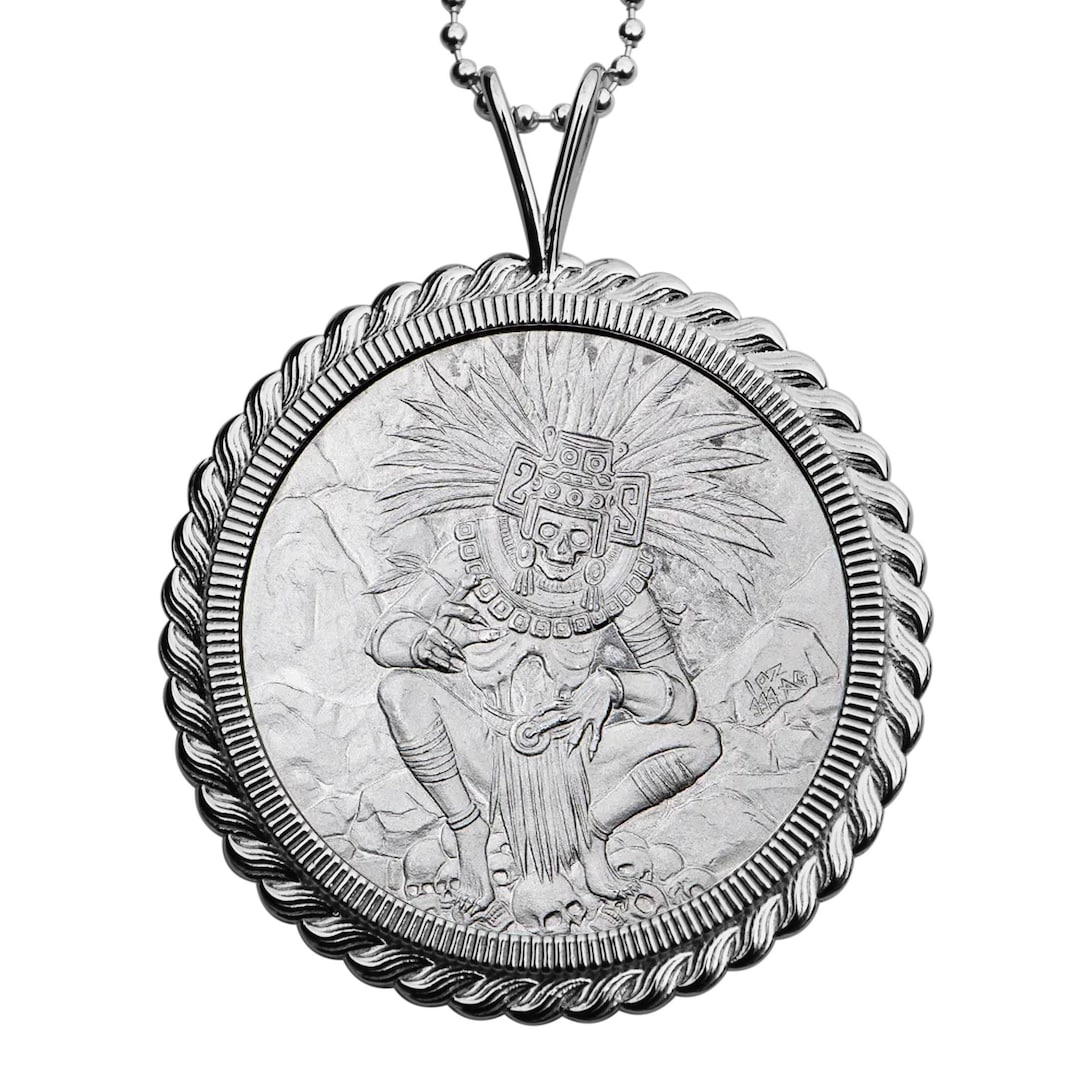 Aztec God of Death Mictlantecuhtli 1 Oz Silver Round BU Uncirculated ...