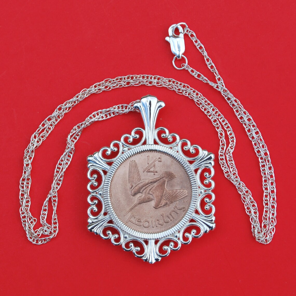 1959 Irish Ireland Farthing BU Uncirculated Coin Solid 925 - Etsy