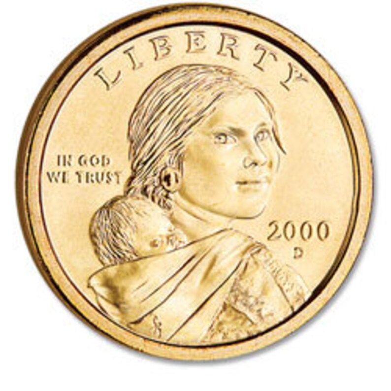 Stati Uniti 2000 2008 Sacagawea Dollaro BU Unc Moneta Etsy Italia
