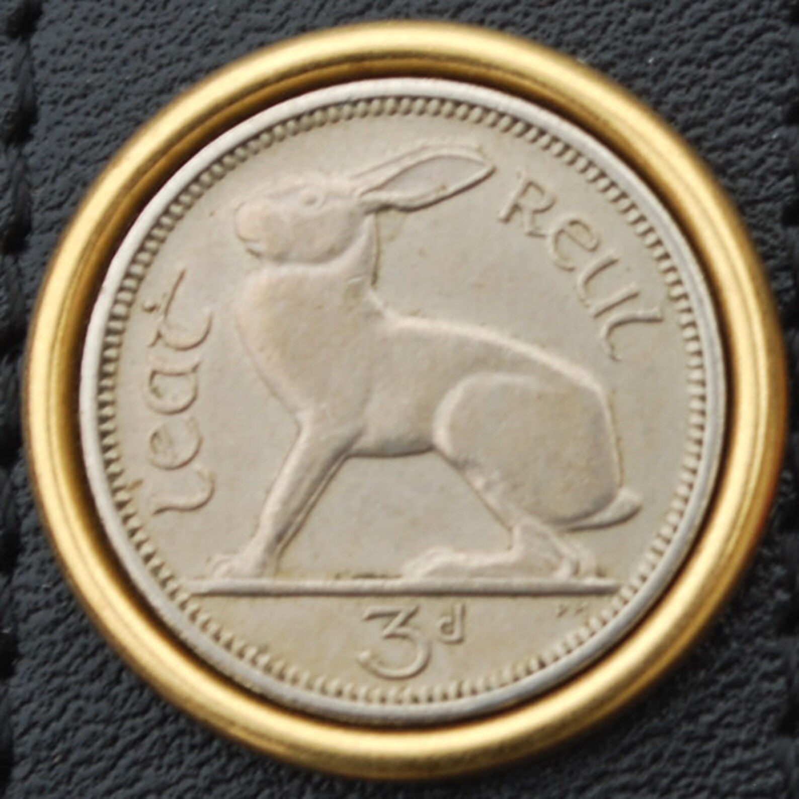 19281968 Irish Ireland 3 Pence Coin Genuine Leather RFID | Etsy