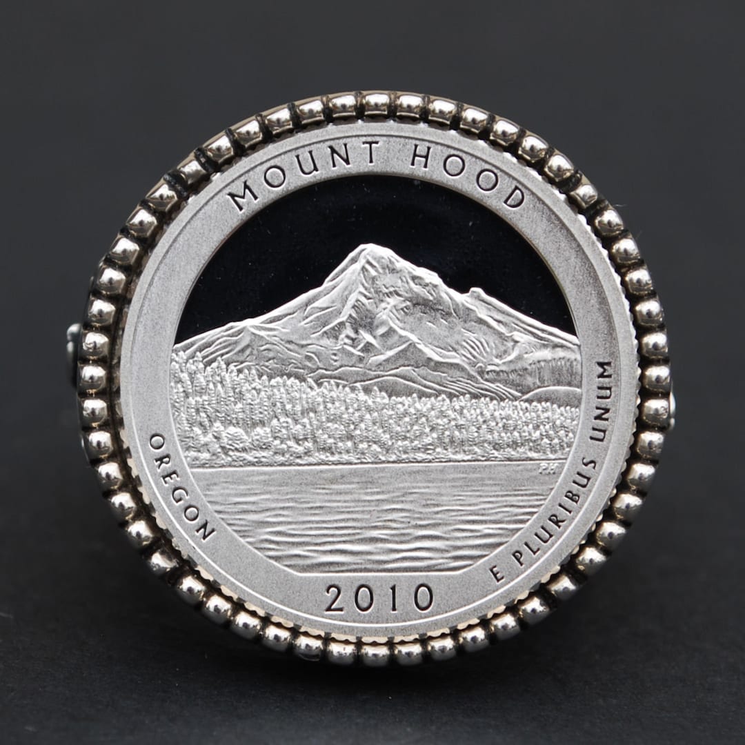 US 2010 Oregon Mount Hood National Park Quarter 90% Silver Proof Coin ...