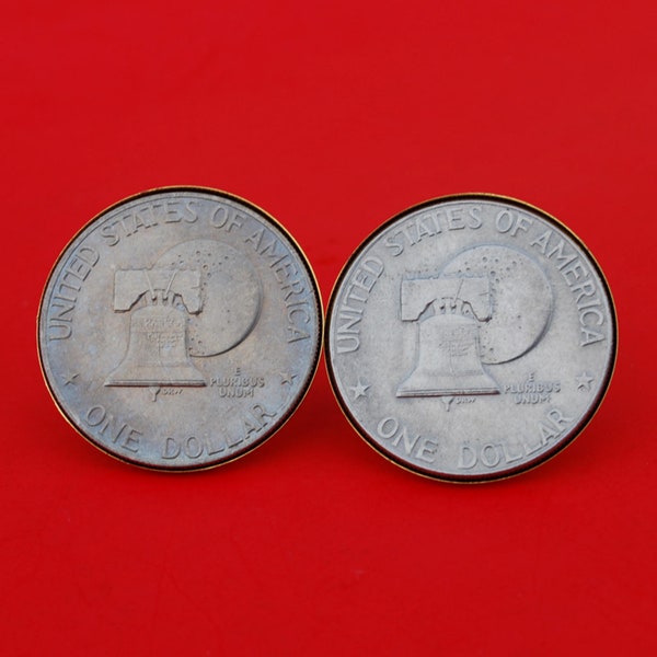 Silver Dollar Liberty Bell and Moon Coin - Etsy