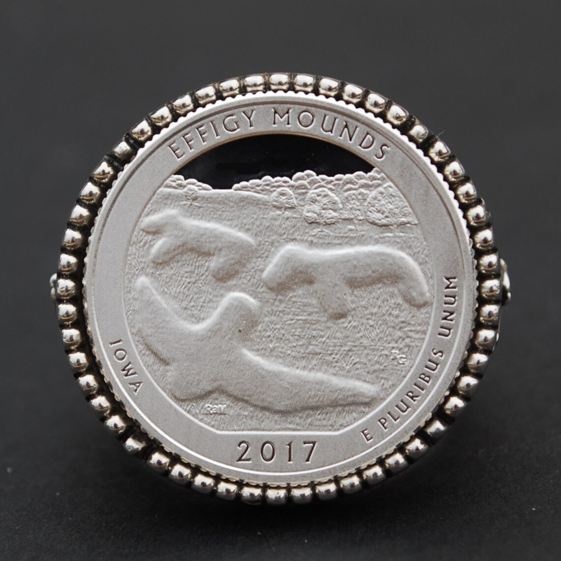 US 2017 Iowa Effigy Mounds National Monument Quarter 90% Silver Proof ...