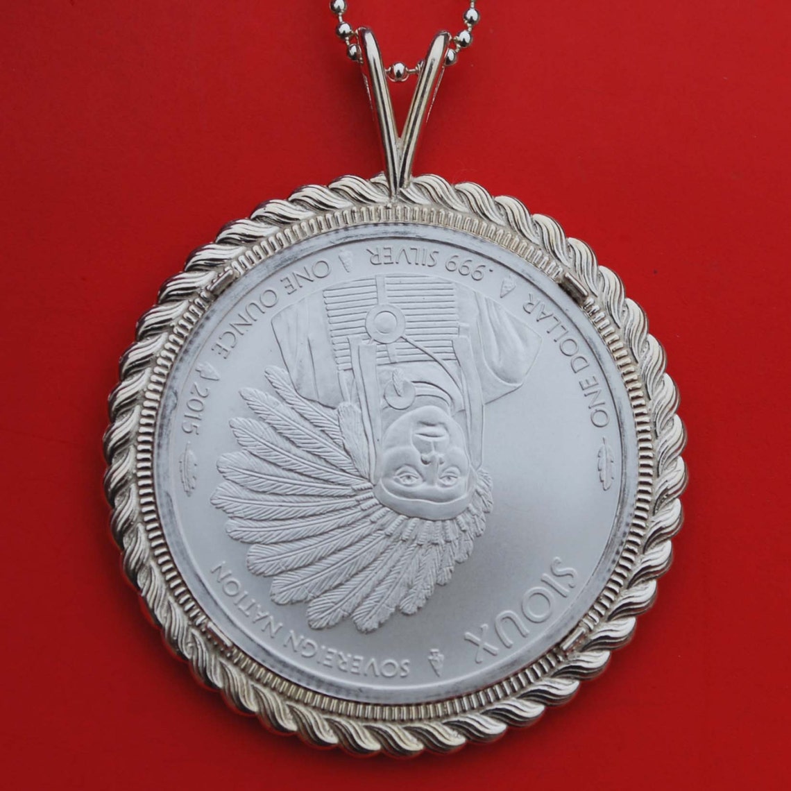 2015 Sioux Indian Buffalo Native American Mint 1 Ounce .999 | Etsy