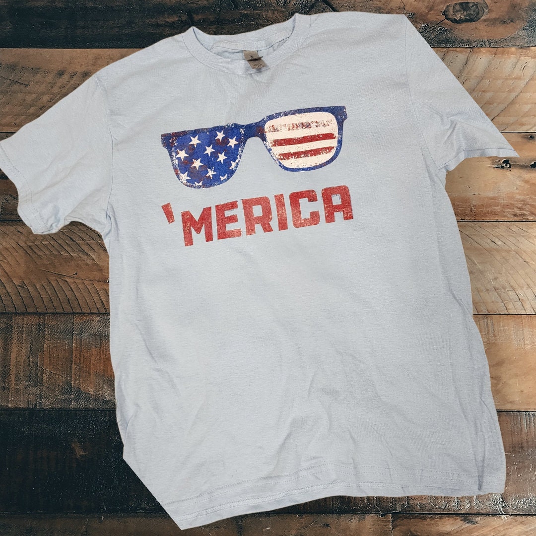 Merica' Screenprint T-shirt - Etsy