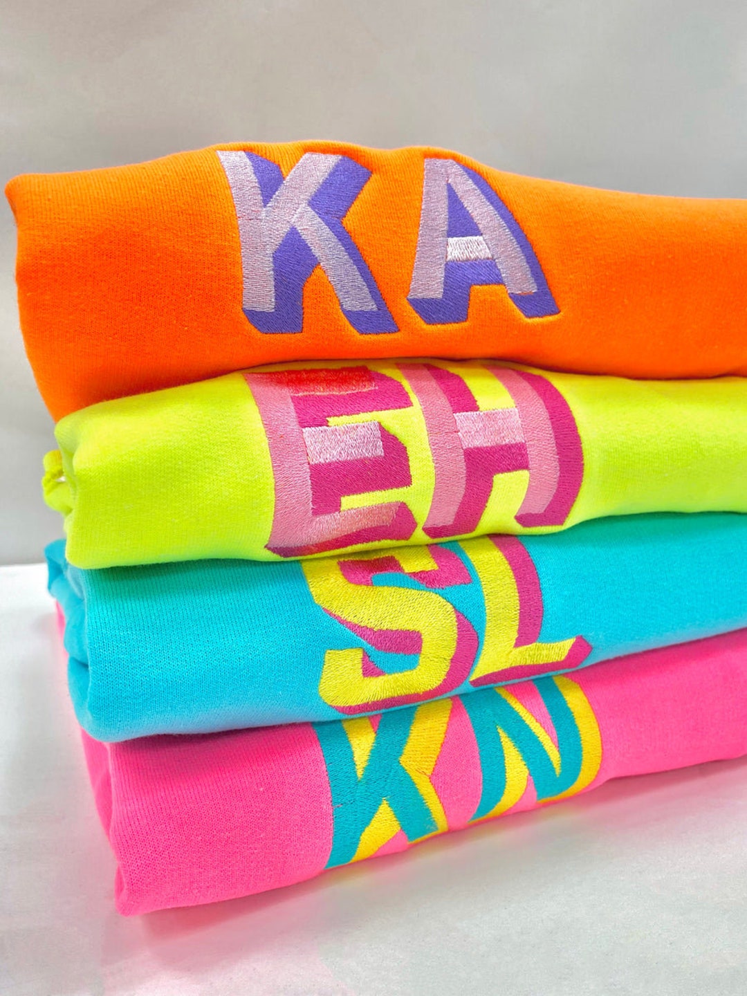 NEON COLLECTION SWEATSHIRT - Etsy
