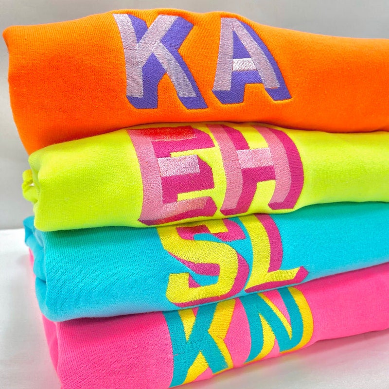 Neon Sweatshirt - Etsy