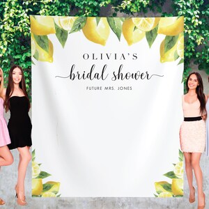 Bridal Shower Welcome Sign, Miss to Mrs Sign, Lemon Bridal Shower ...