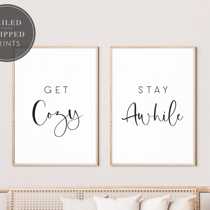 Stay Awhile Poster - Etsy
