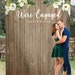 Engagement Backdrop Banner Photo Booth Backdrop Greenery for - Etsy