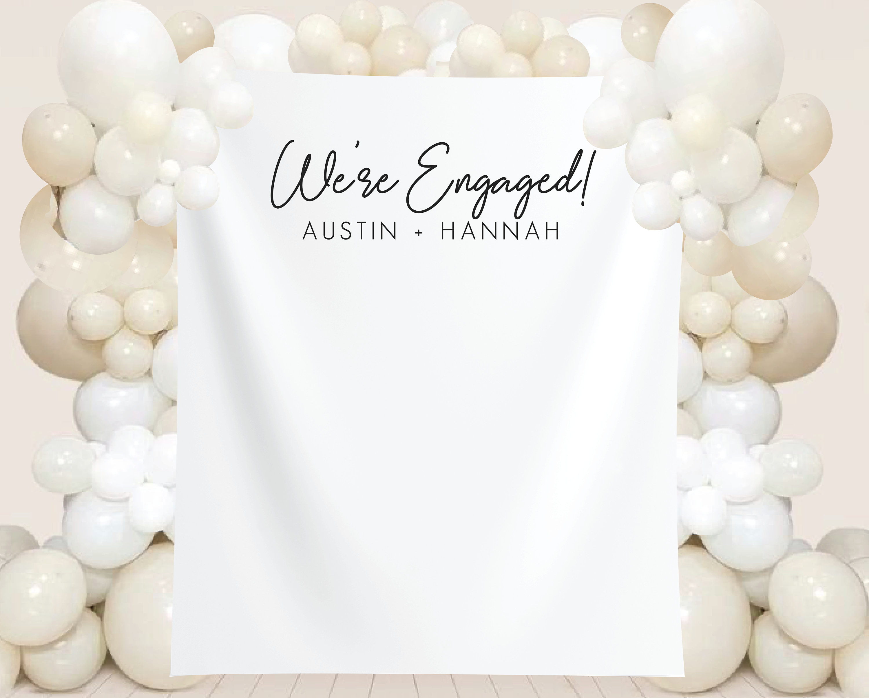Engagement Party Decor, Proposal Sign, Custom Bachelorette Party Decor ...